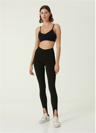 Anais & Margaux Kadın Mat Siyah Toparlayıcı Tayt XS EU