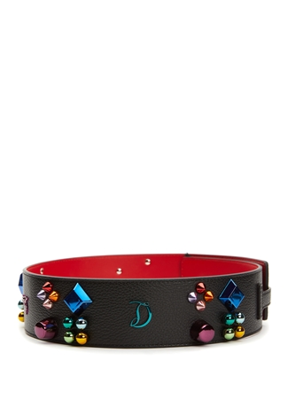 Christian Louboutin Kadın Siyah Deri Kemer 75 Eu Christian Louboutin Kadın Siyah Deri Kemer 75 Eu