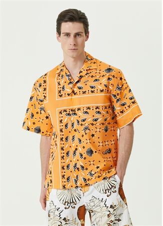 Msgm Erkek Gömlek Turuncu 39 It