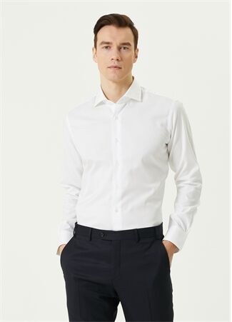 Alessandro Gherardi Erkek Beyaz Gömlek 42 IT