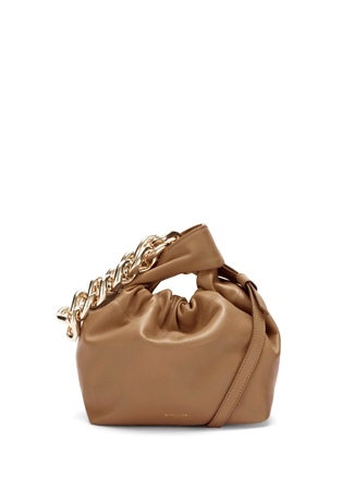 Demellier Kadın Santa Monica Kahverengi Deri Omuz Çantası EU