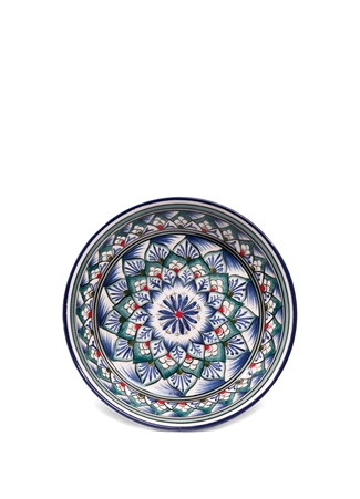 Har Mihrap Mavi Çini Desenli Seramik Çerezlik Çok Renkli Har Mihrap Mavi Çini Desenli Seramik Çerezlik Çok Renkli