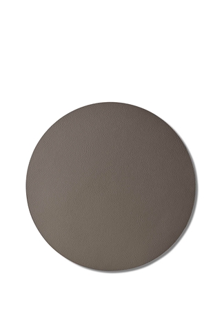 Esma Dereboy Vizon Yuvarlak Deri Amerikan Servis Bej