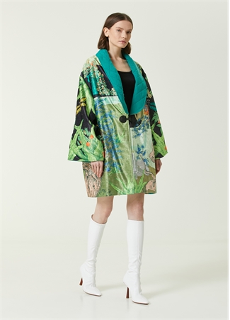 Jaquette Kadın Carrie Home Chic Desenli Kimono EU Jaquette Kadın Carrie Home Chic Desenli Kimono EU