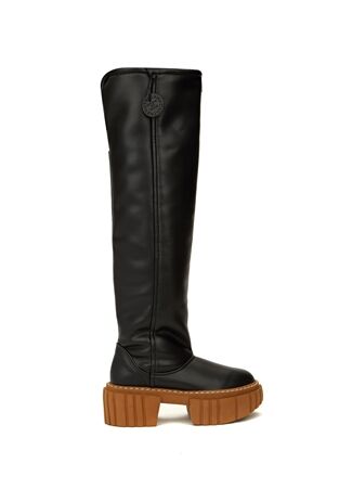 Stella McCartney Kadın Siyah Taban Detaylı Çizme 36 EU