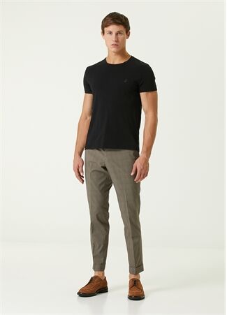 Allsaints Erkek Troy Kahverengi Kareli Pantolon 36 UK Allsaints Erkek Troy Kahverengi Kareli Pantolon 36 UK