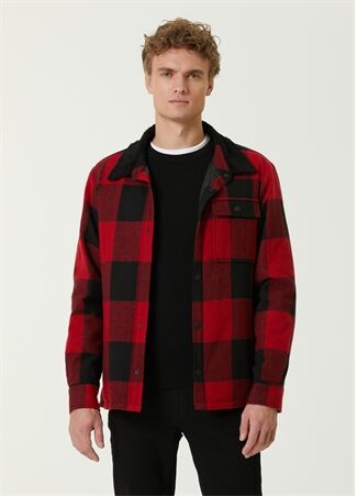 Beymen Club Erkek Kırmızı Ekoseli Dış Gömlek S