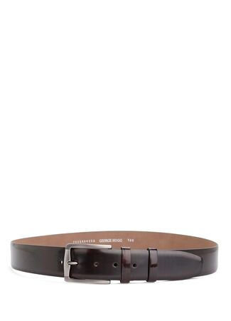 George Hogg Erkek Bordo Deri Kemer 20 EU