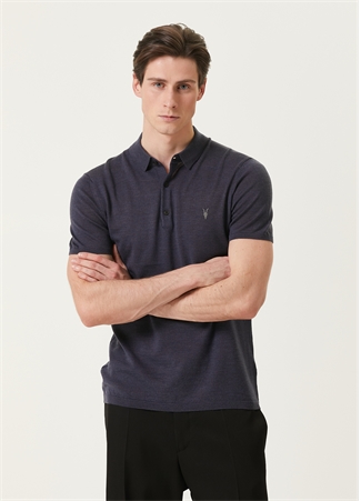 Allsaints Erkek Mode Lacivert Polo Yaka Kısa Kollu Yün Triko Xs Eu Allsaints Erkek Mode Lacivert Polo Yaka Kısa Kollu Yün Triko Xs Eu