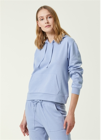 Splendid Kadın Mavi Kapüşonlu Sweatshirt XS EU Splendid Kadın Mavi Kapüşonlu Sweatshirt XS EU