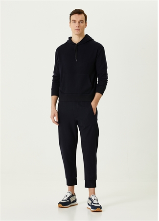 Emporio Armani Erkek Lacivert Beli Kordonlu Jogger Yün Pantolon S EU Emporio Armani Erkek Lacivert Beli Kordonlu Jogger Yün Pantolon S EU