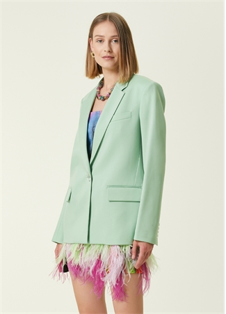 The Attico Kadın Blazer Yeşil 40 It The Attico Kadın Blazer Yeşil 40 It