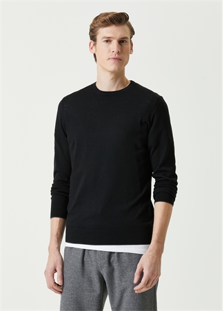 Beymen Collection Erkek Siyah Bisiklet Yaka Yün Triko S EU Beymen Collection Erkek Siyah Bisiklet Yaka Yün Triko S EU