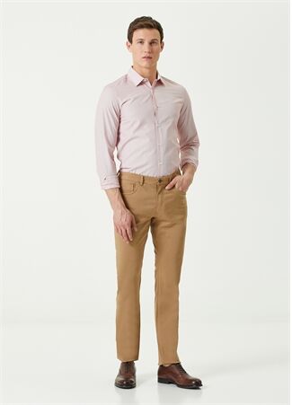 Palzileri Lab Erkek Kahverengi Dar Paça Pantolon 46 IT