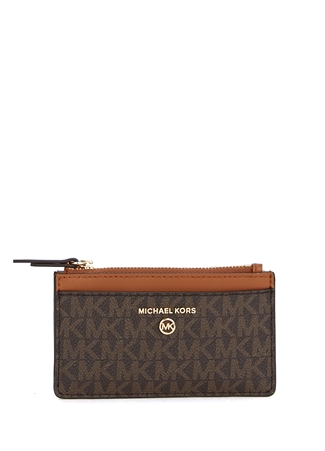 Michael Kors Kadın Kahverengi Taba Logo Desenli Deri Kartlık EU Michael Kors Kadın Kahverengi Taba Logo Desenli Deri Kartlık EU