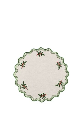 Golden Table Home Christmas Nakışlı 4lü Amerikan Servis Seti Gri Golden Table Home Christmas Nakışlı 4lü Amerikan Servis Seti Gri