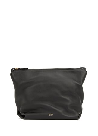 Khaite Kadın Siyah Deri Omuz Çantası EU