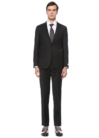 Beymen Collection Erkek Drop 7 Antrasit Çizgili Takım Gri 58 EU Beymen Collection Erkek Drop 7 Antrasit Çizgili Takım Gri 58 EU