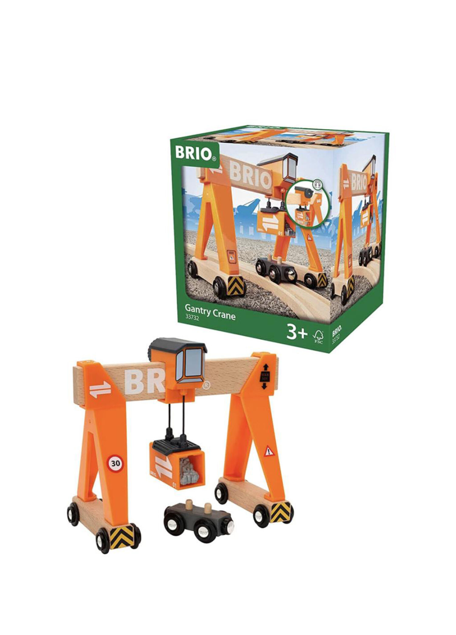 Brio - 33732 Gantry Toy Crane