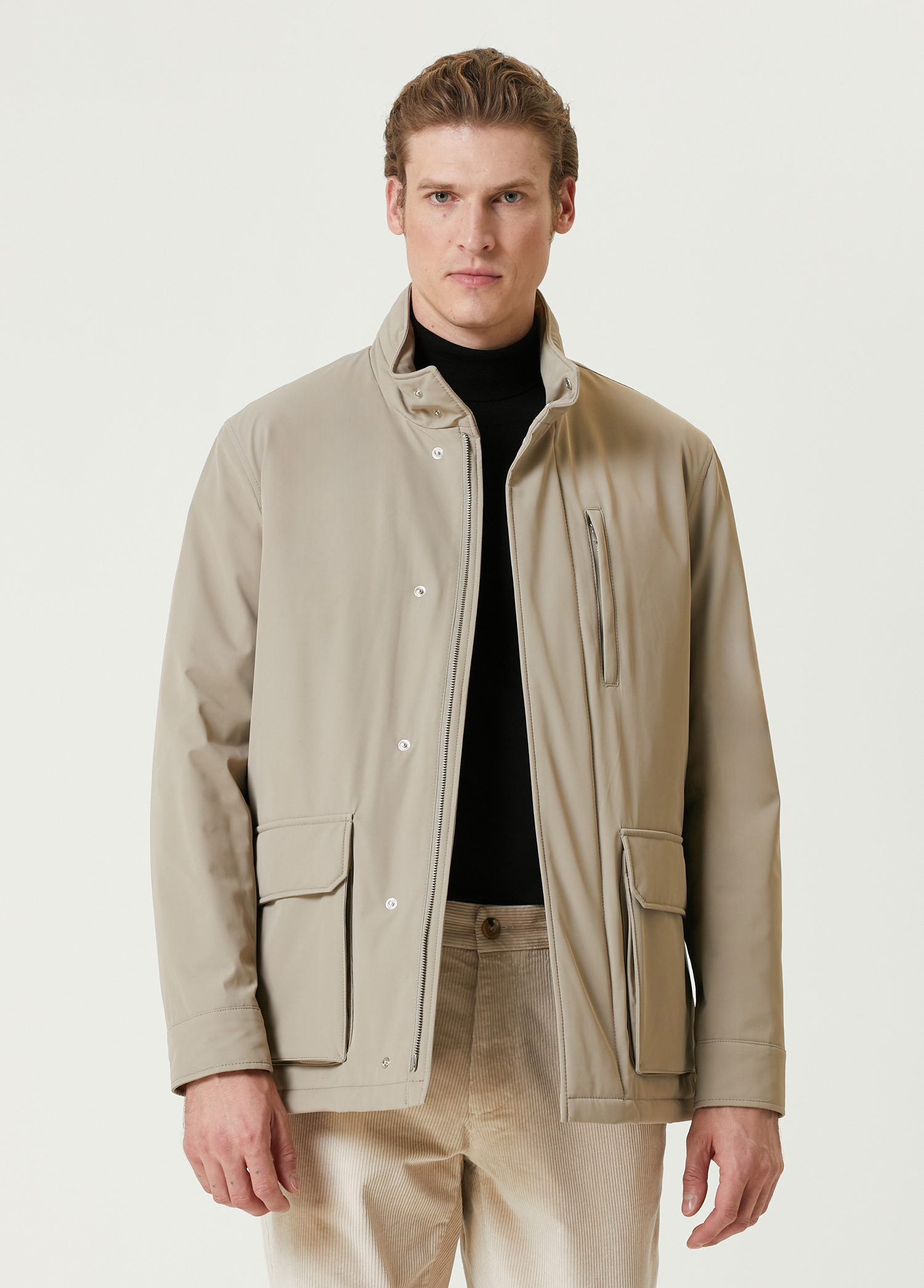 Beige Beymen Collection Beige Men Beige Hooded Coat 1565151 | Beymen