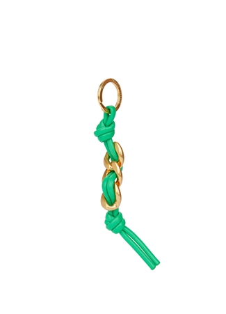 Bottega Veneta Kadın Yeşil Gold Zincir Detaylı Deri Anahtarlık EU Bottega Veneta Kadın Yeşil Gold Zincir Detaylı Deri Anahtarlık EU