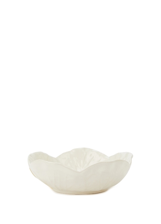 Bordallo Pinheiro Beyaz Desenli Porselen Kase Bej Bordallo Pinheiro Beyaz Desenli Porselen Kase Bej