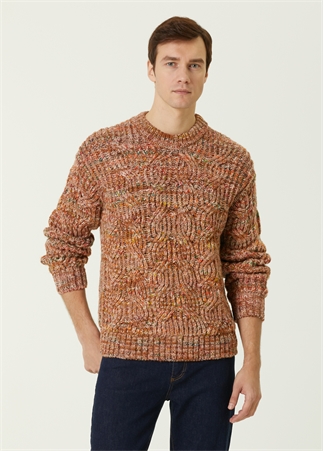 Scotch & Soda Erkek Camel Bisiklet Yaka Örgü Kazak Kahverengi L EU Scotch & Soda Erkek Camel Bisiklet Yaka Örgü Kazak Kahverengi L EU