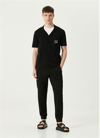 Academia Erkek PANTOLON JERSEY Siyah XS EU