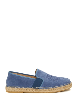 Kenzo Erkek Mavi Logo Detaylı Deri Espadril 39 EU Kenzo Erkek Mavi Logo Detaylı Deri Espadril 39 EU