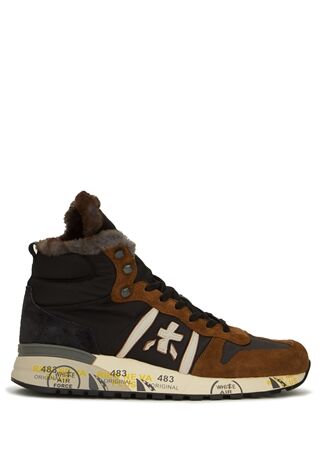 Premiata Erkek Jeff Kahverengi Logolu Bot 40 EU Premiata Erkek Jeff Kahverengi Logolu Bot 40 EU