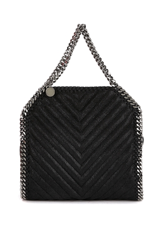 Stella McCartney Kadın Falabella Siyah Kapitoneli Omuz Çantası EU Stella McCartney Kadın Falabella Siyah Kapitoneli Omuz Çantası EU