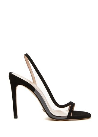 Divarese Kadın Siyah Süet Sandalet 36 Eu