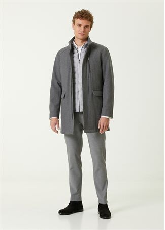 Beymen Club Erkek Gri Normal Bel Dar Paça Spor Pantolon 46