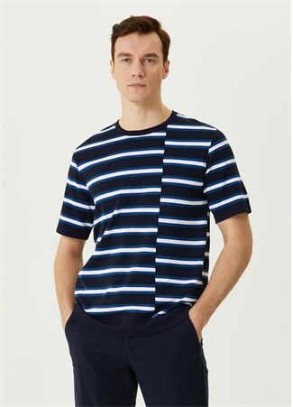 Network Erkek Lacivert Beyaz Kazak S EU