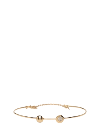 Collection-Selda Jewellery Kadın Pırlanta Detaylı Altın Rengi Bileklik EU Collection-Selda Jewellery Kadın Pırlanta Detaylı Altın Rengi Bileklik EU