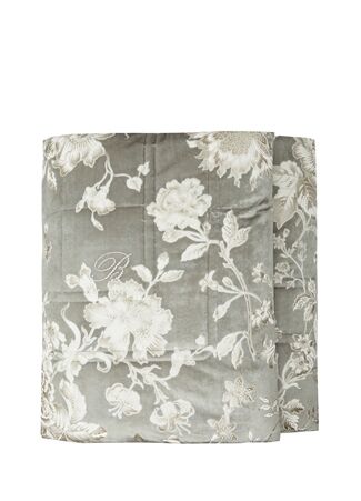 Blumarine Home Regale Antrasit Çift Kişilik Yatak Örtüsü Gri