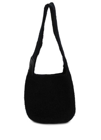 Tullaa Kadın Franny Siyah Yün Çanta EU