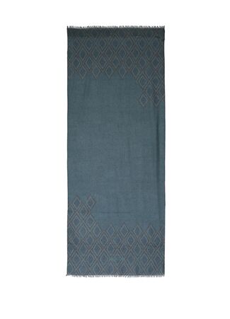 Pal Zileri Erkek Mavi Kaşmir Atkı EU