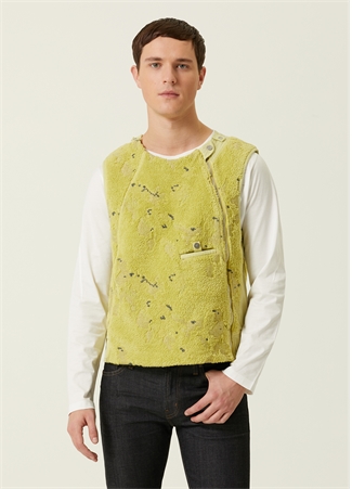 Stone Island Shadow Erkek Yeşil Fermuar Detaylı Dış Yelek S EU