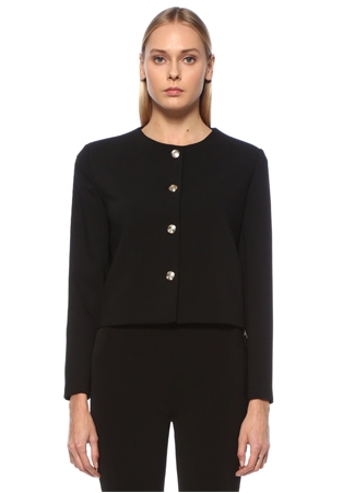 Beymen Collection Kadın Siyah Cropped Ceket 42 Beymen Collection Kadın Siyah Cropped Ceket 42
