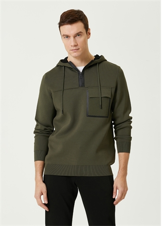 Network Erkek Slim Fit Haki Kazak S EU Network Erkek Slim Fit Haki Kazak S EU