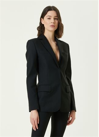Alexander Wang Kadın Slim Fit Siyah Blazer 6 US Alexander Wang Kadın Slim Fit Siyah Blazer 6 US