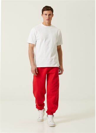 Cdlp Erkek Kırmızı Organik Pamuk Jogger Eşofman S EU
