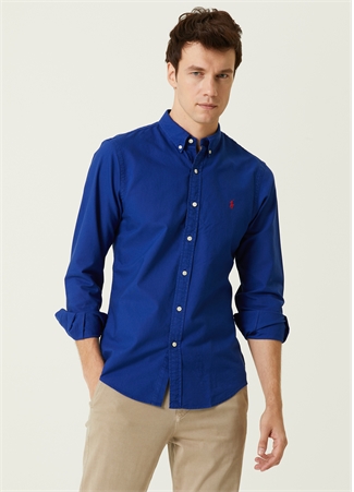 Polo Ralph Lauren Erkek Koyu Mavi Düğmeli Yaka Gömlek Lacivert S EU Polo Ralph Lauren Erkek Koyu Mavi Düğmeli Yaka Gömlek Lacivert S EU