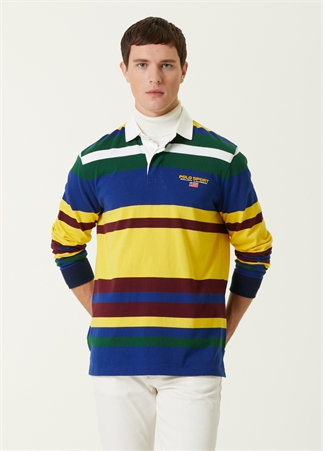 Polo Ralph Lauren Erkek Colorblocked Yaka Şeritli Sweatshirt S EU Polo Ralph Lauren Erkek Colorblocked Yaka Şeritli Sweatshirt S EU