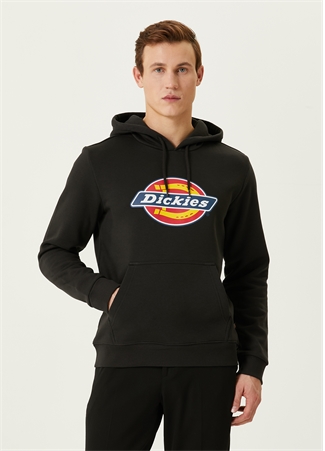 Dickies Erkek Icon Logo Siyah Kapüşonlu Sweatshirt S EU Dickies Erkek Icon Logo Siyah Kapüşonlu Sweatshirt S EU