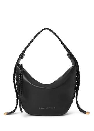 Stella McCartney Kadın Siyah Doku Detaylı Çanta EU