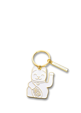 Donkey Manekineko Beyaz Kedi Formlu Anahtarlık EU Donkey Manekineko Beyaz Kedi Formlu Anahtarlık EU