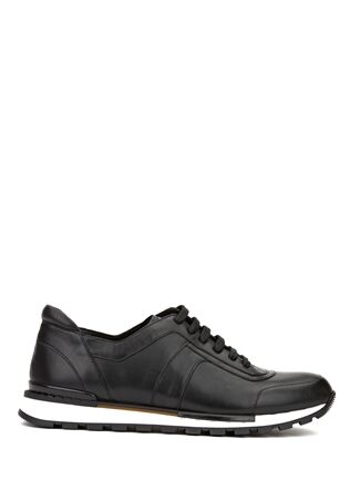 Beymen Club Erkek Siyah Deri Sneaker 42