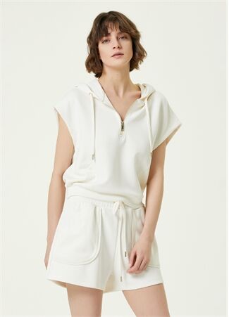 Network Kadın Ekru Sweatshirt Bej XS EU